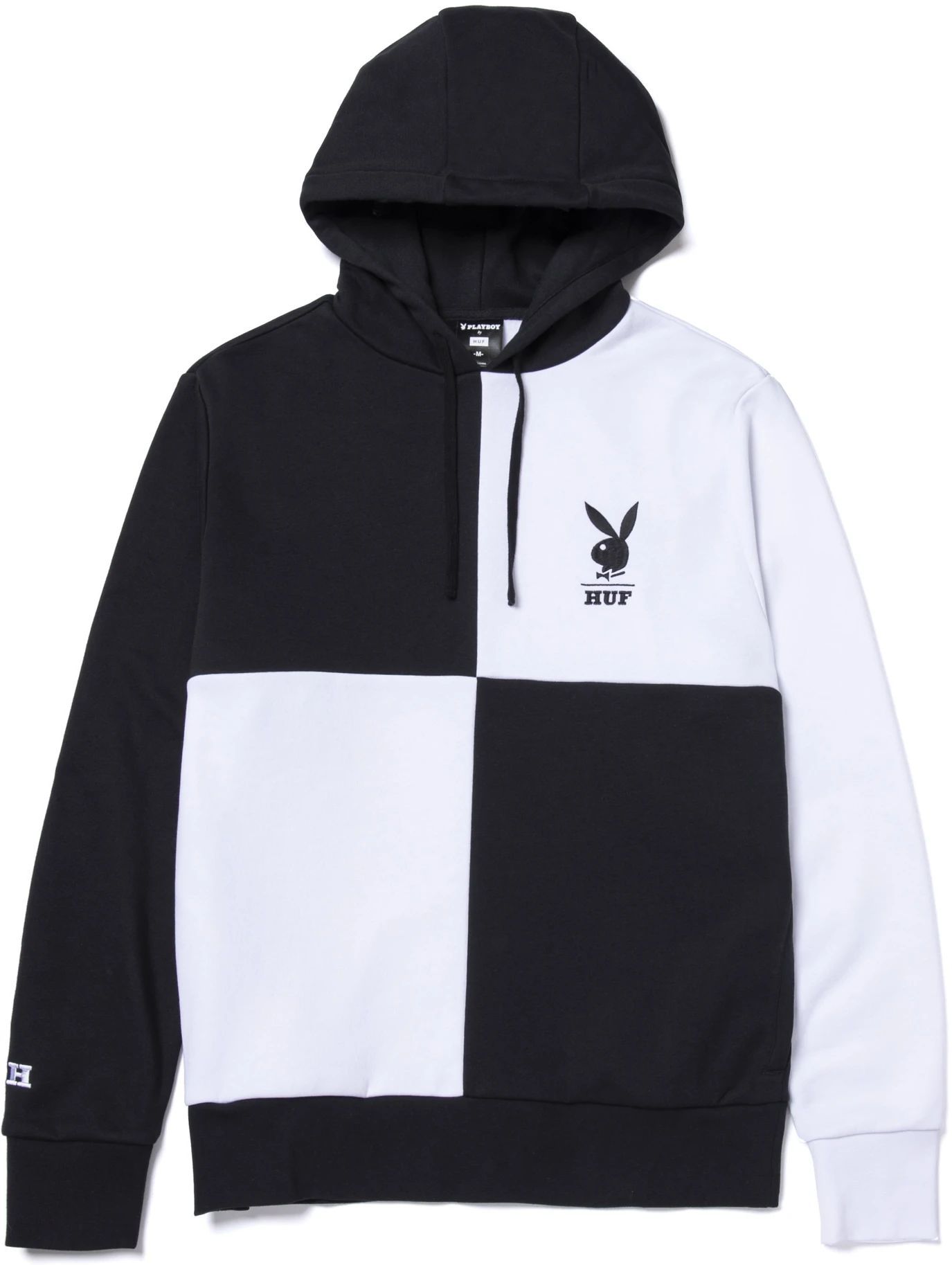 Bluza męska Huf (PLAYBOY) COLOR BLOCK PO HOODIE Black